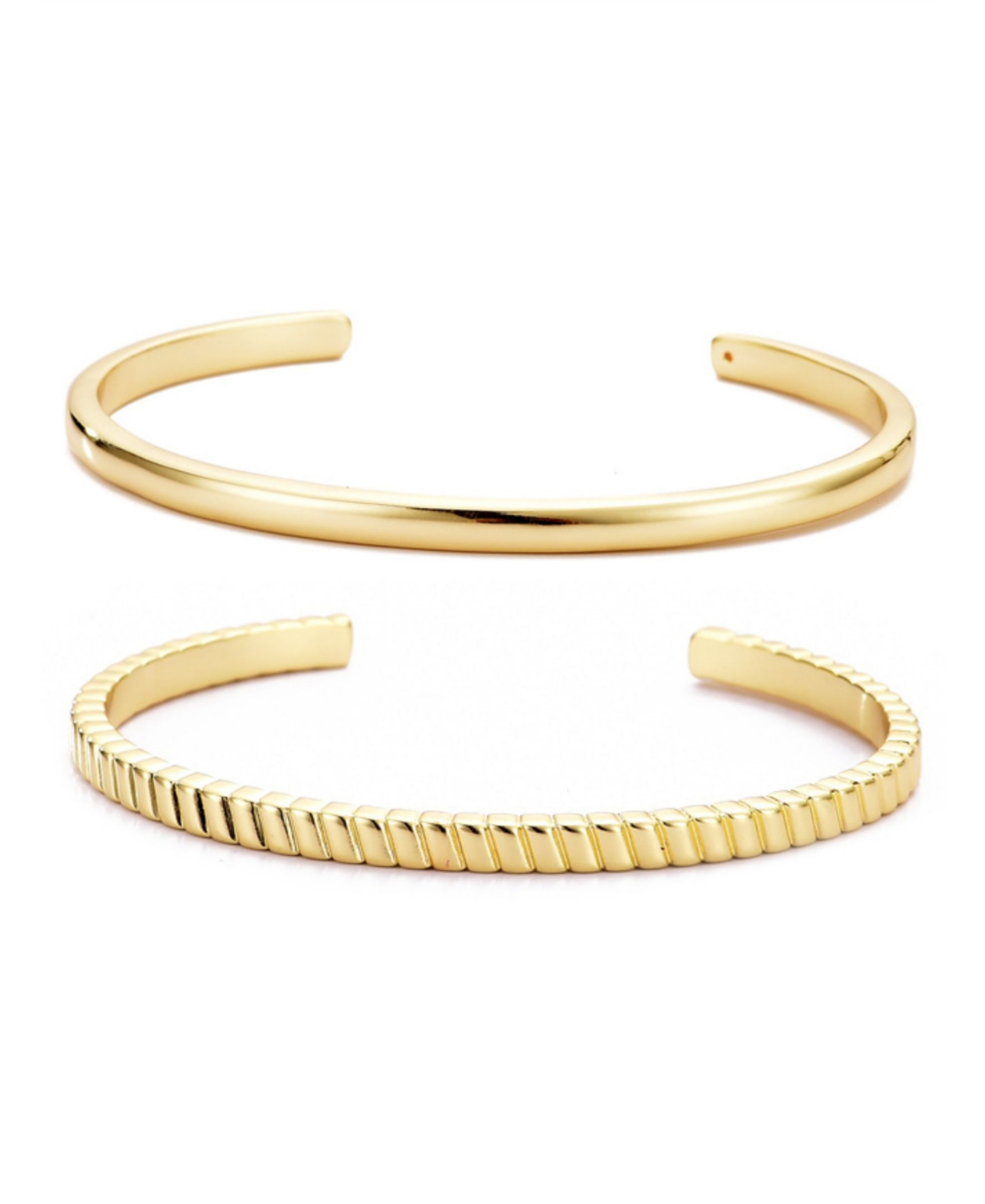 Click here for Adornia Gold Cuffs Bracelet Set - Gold prices