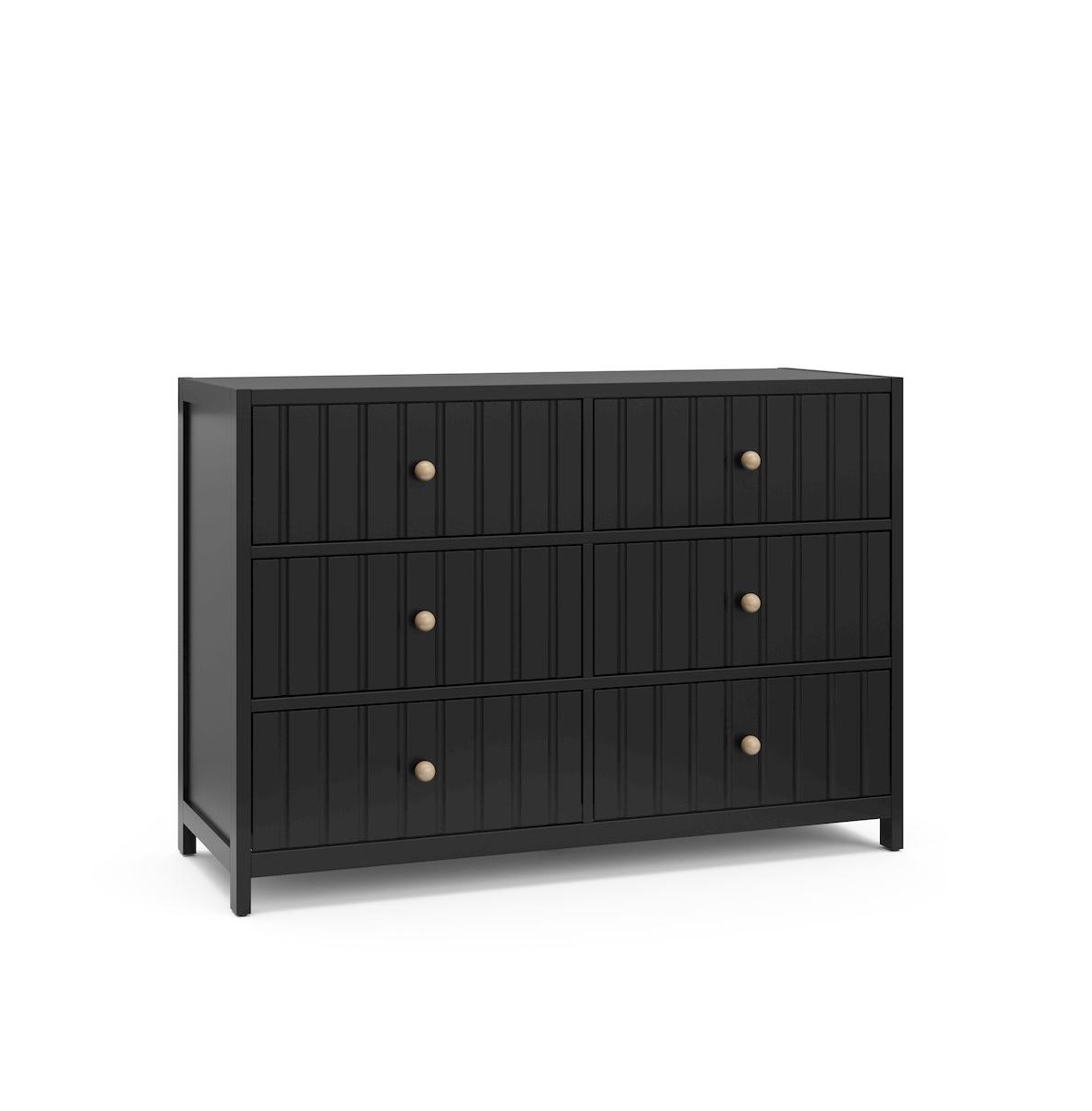 Click here for Graco Teddi 6 Drawer Double Dresser (Black) - Blac... prices