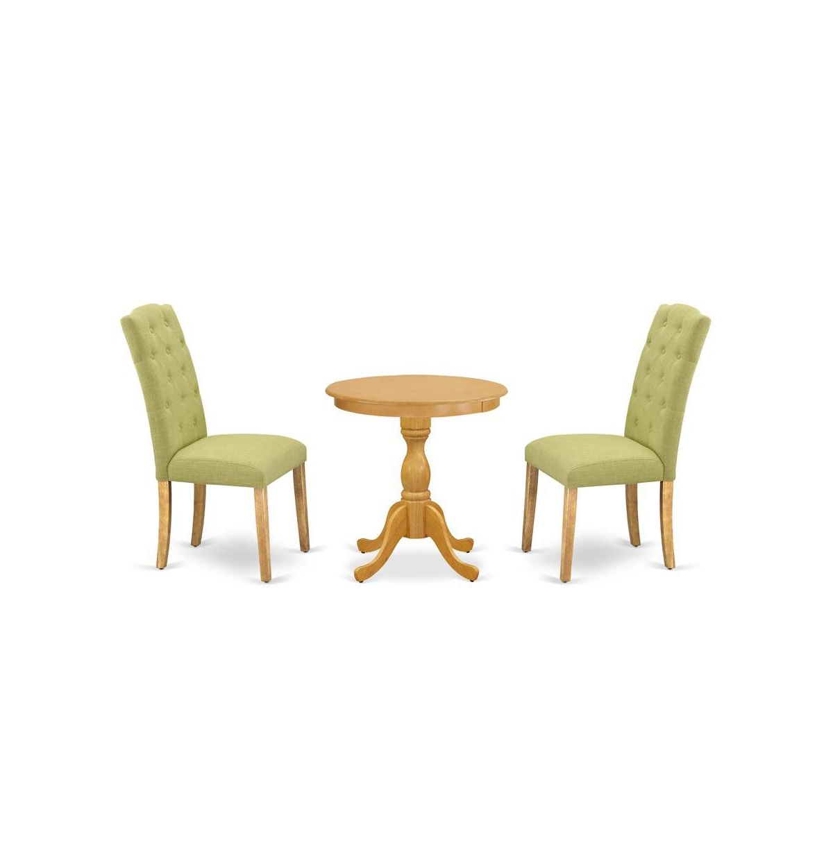 Click here for East West Furniture 3-Pc Modern Dining Set - 2 Par... prices