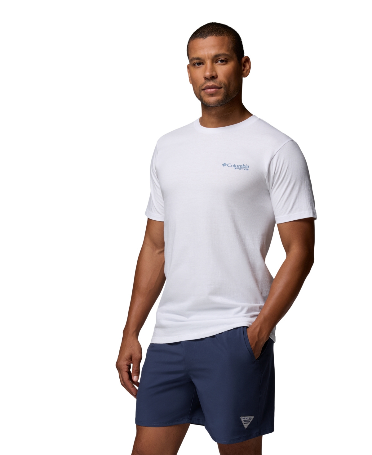 Click here for Columbia Mens Everglades Graphic T-Shirt - White prices