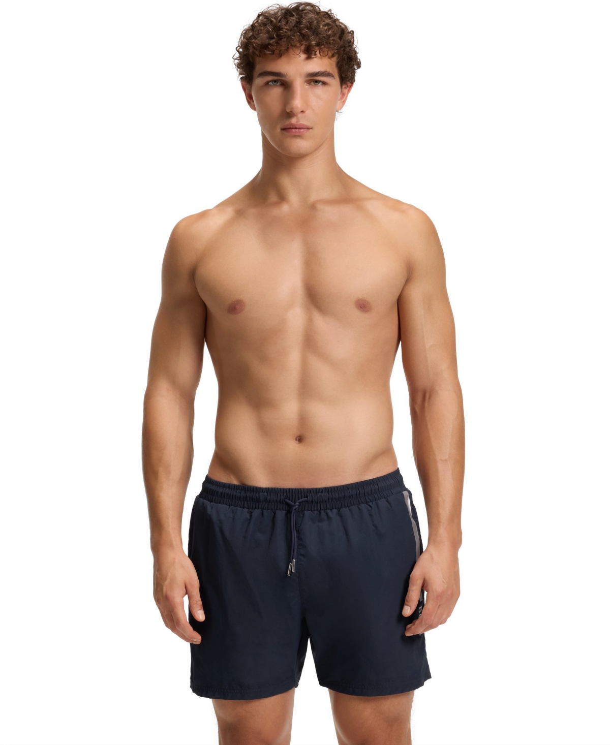 Click here for Boss by Hugo Boss Mens Foil-Printed Logo Swim Shor... prices
