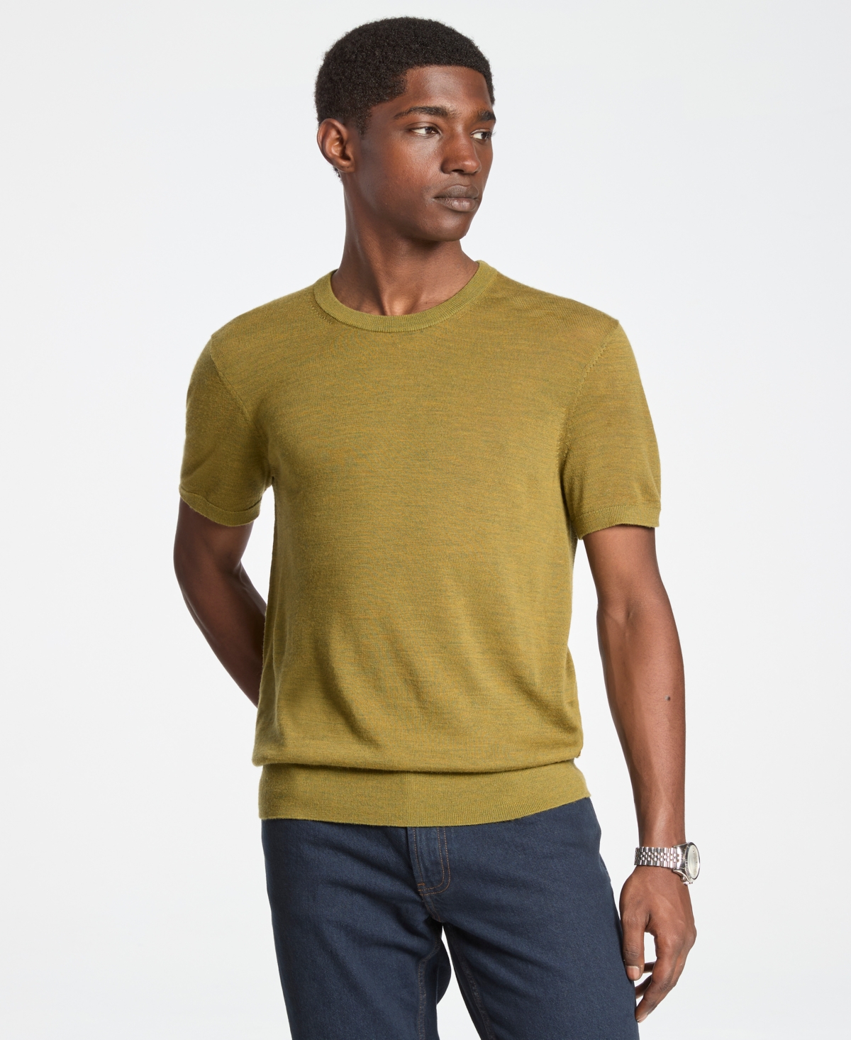 Click here for Michael Kors Mens Regular Fit T-Shirt - Pistachio... prices