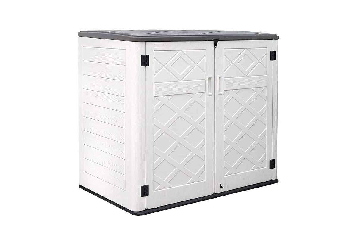 Click here for Decksplore European-style large cabinet - White prices