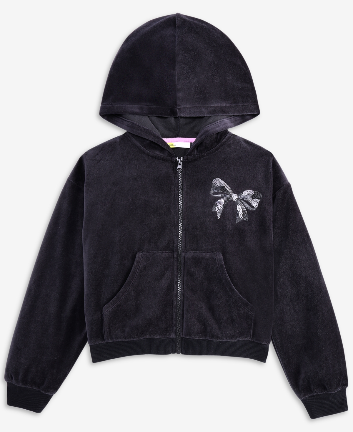 Click here for Epic Threads Little & Big Girls Bow Full-Zip Hoodi... prices