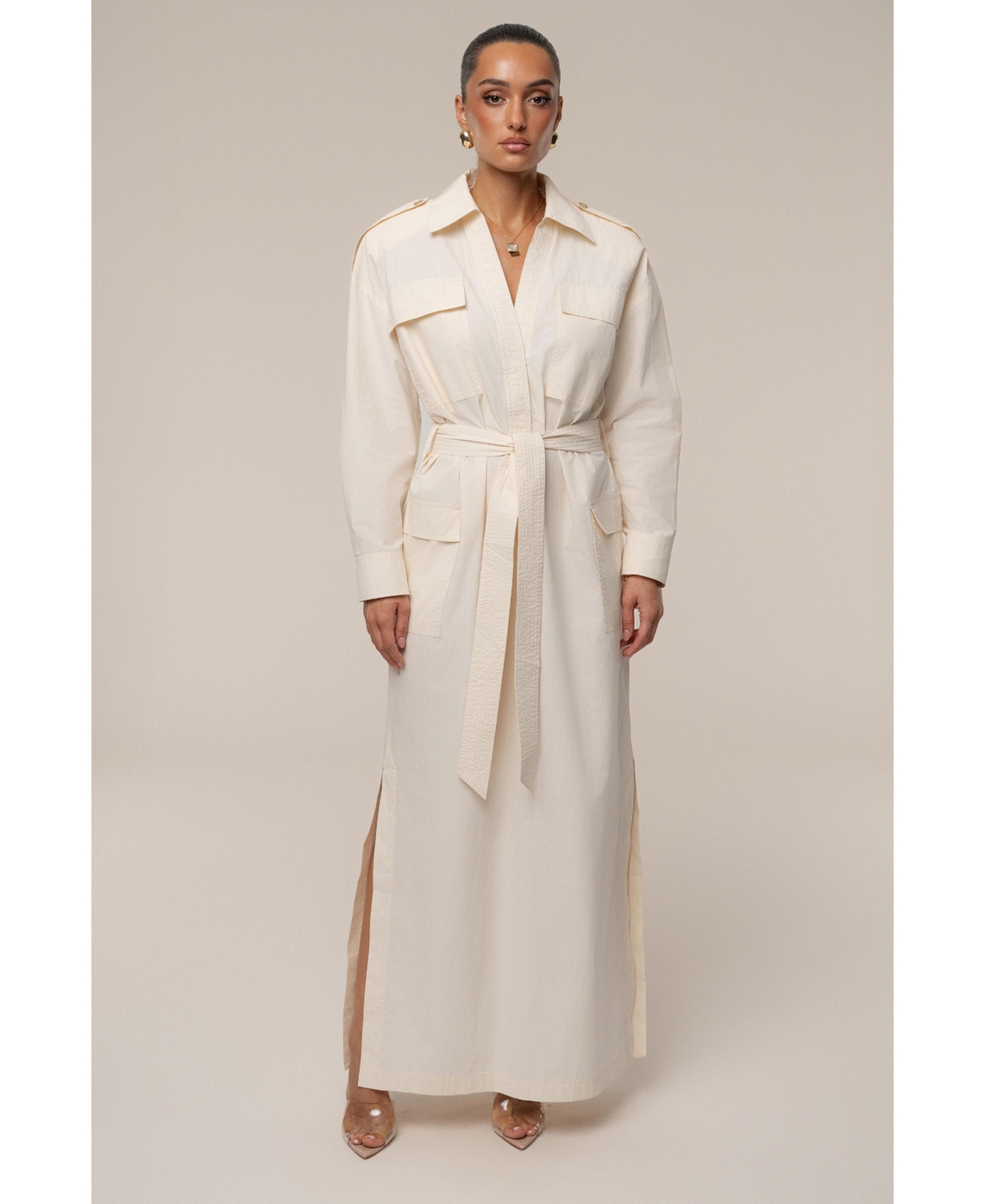 Click here for Jluxlabel Womens Harbor Shore Belted Maxi Dress -... prices