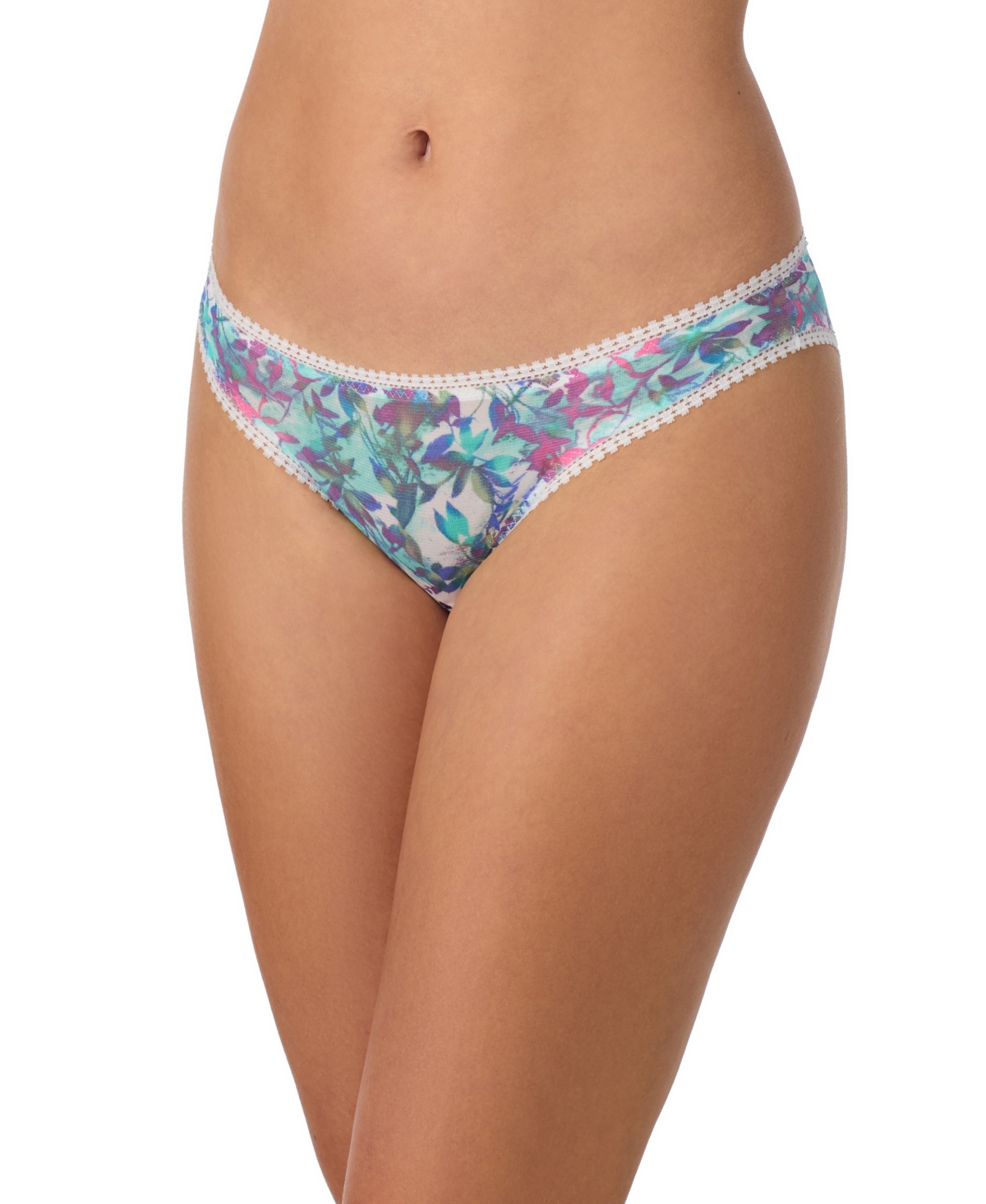 On Gossamer Womens Triple Mesh Bikini Underwear 023150 - Shadoflral