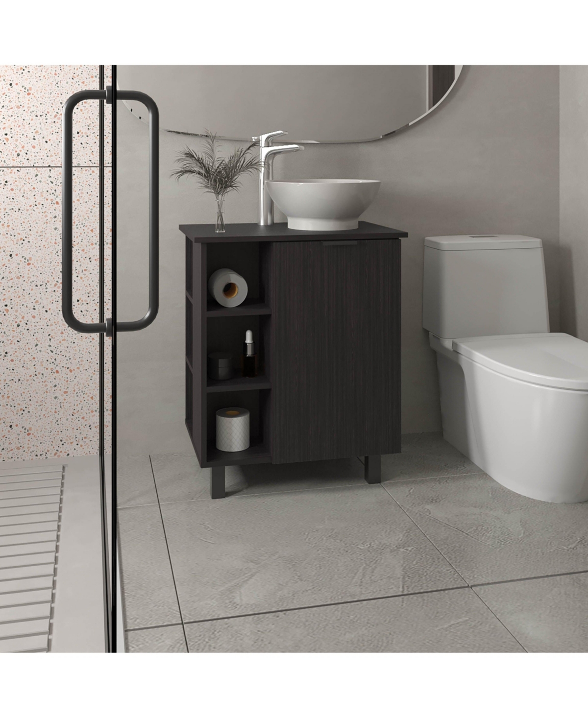 Click here for Depot E-Shop Dobson Vanity Sink  1 Door  4 Legs  5... prices