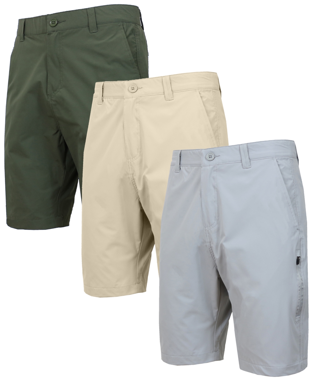 Click here for Galaxy By Harvic Mens 3-Pack Slim Fit Short - Oliv... prices