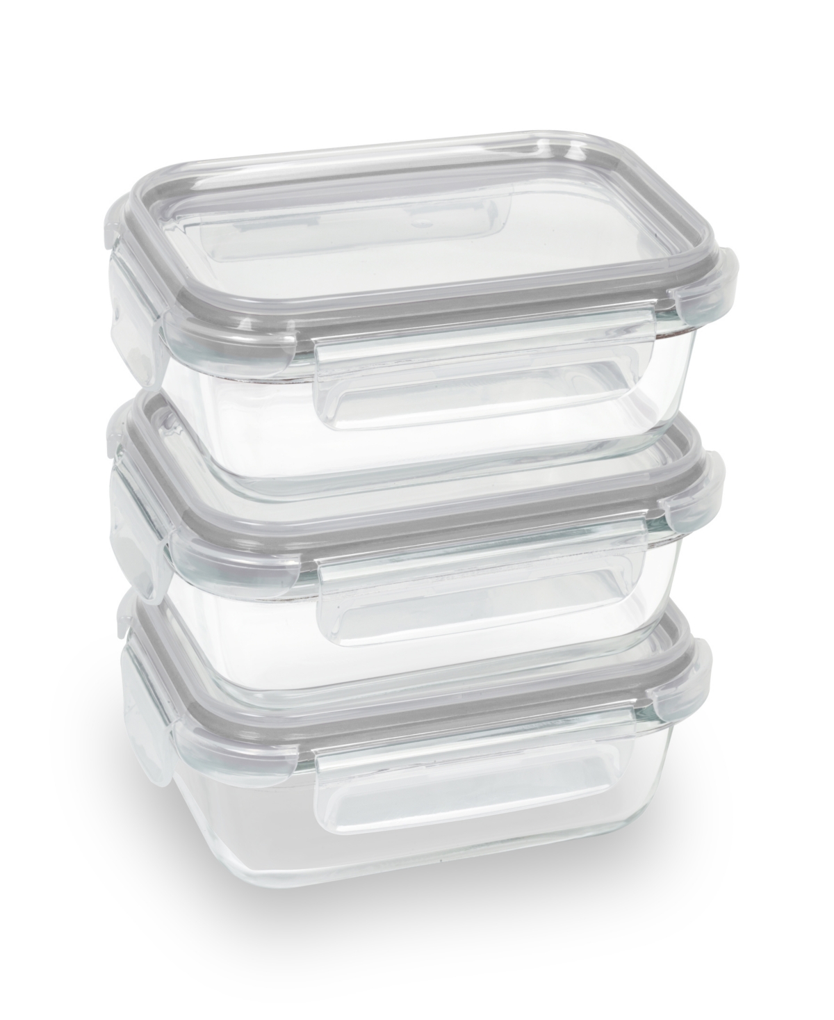 Click here for Sedona Kitchen Rectangular 3-Pack Glass Storage Se... prices