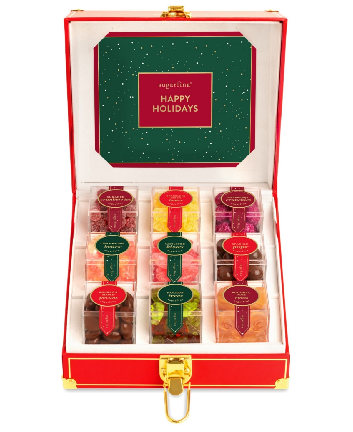Click here for Sugarfina Happy Holiday 2025 Mini Candy Trunk  9-P... prices