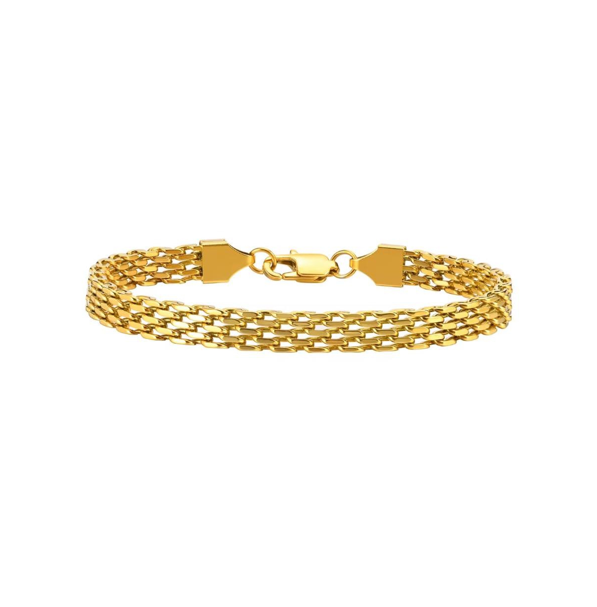 Click here for Elena Adjustable Stackable Link Bracelet - Gold prices