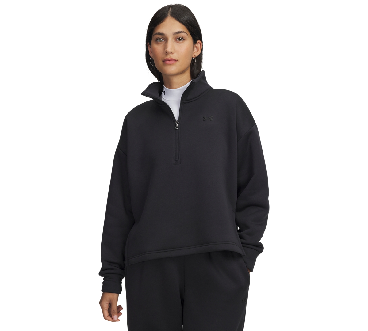 Click here for Under Armour Womens Armour Fleece Half Zip Sweatsh... prices