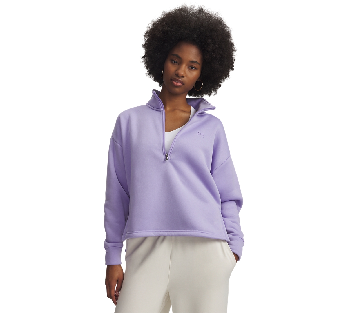 Click here for Under Armour Womens Armour Fleece Half Zip Sweatsh... prices