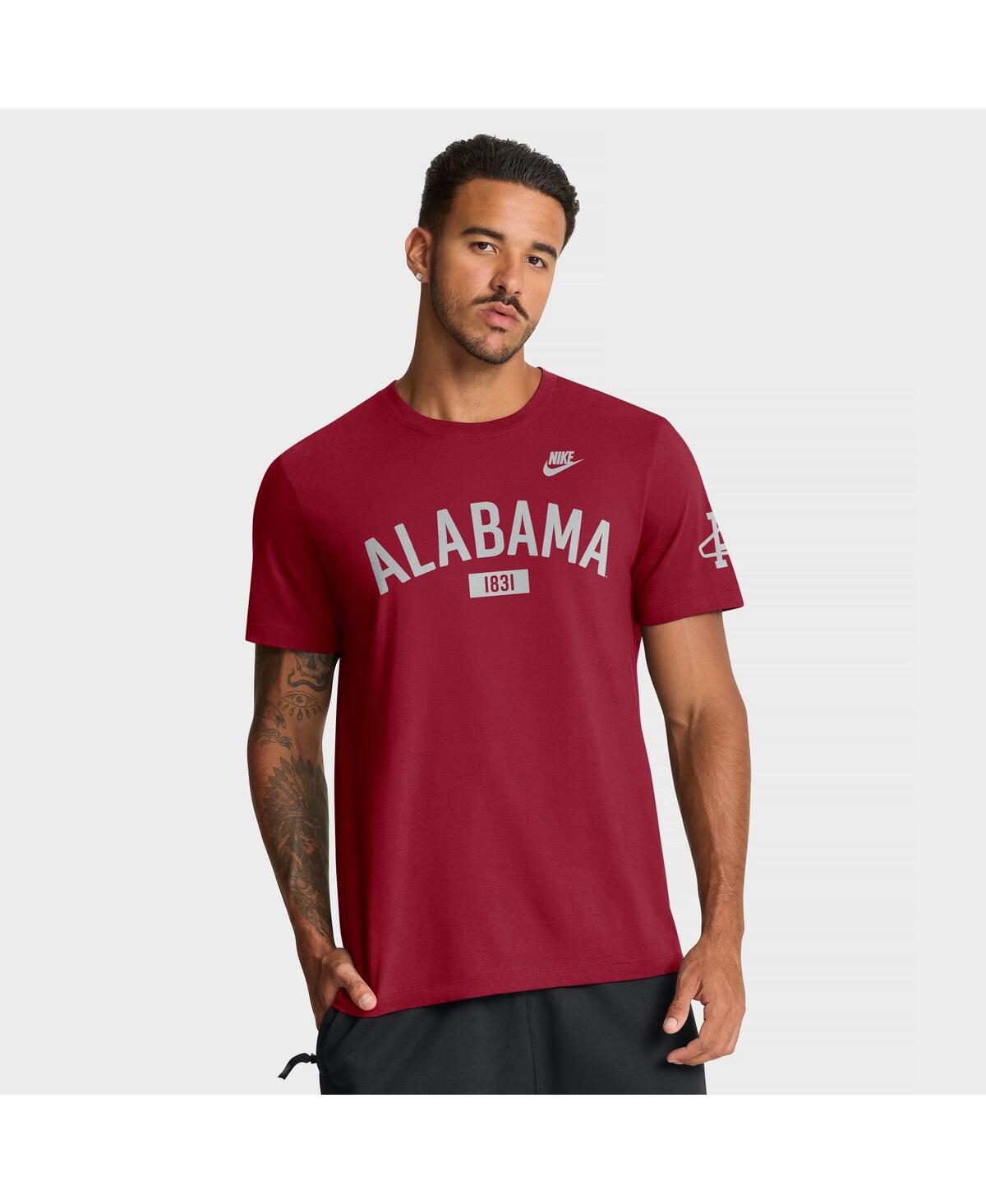 Click here for Nike Mens Crimson Alabama Crimson Tide Legacy Arch... prices