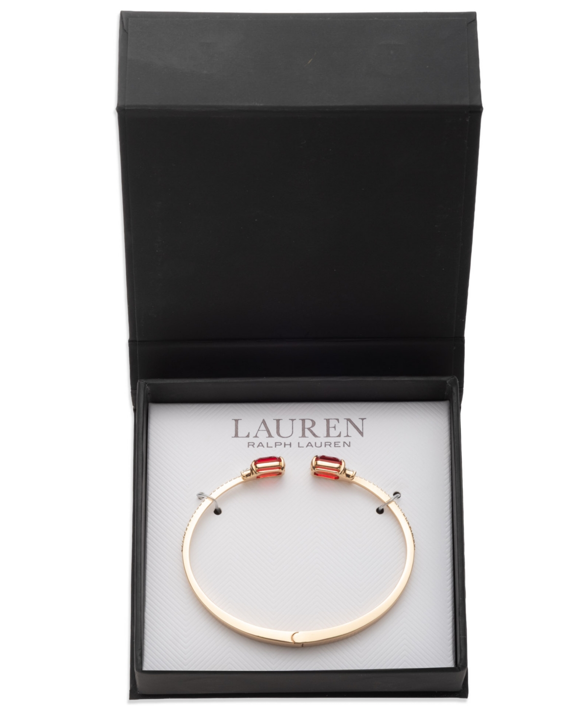 Click here for Lauren Ralph Lauren Crystal Stone Cuff Bracelet -... prices