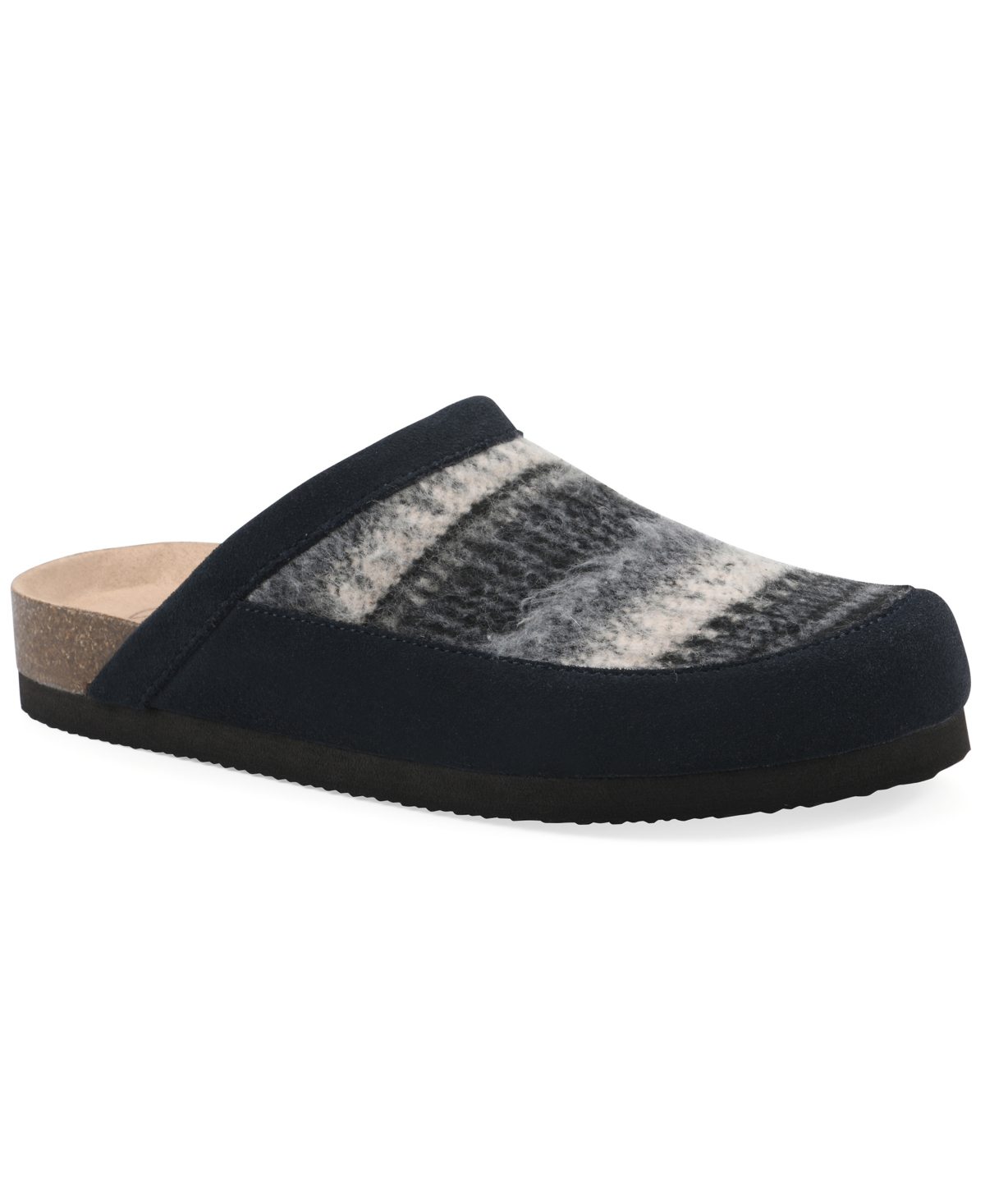 Click here for White Mountain Womens Benday Footbeds Clogs - Blue... prices