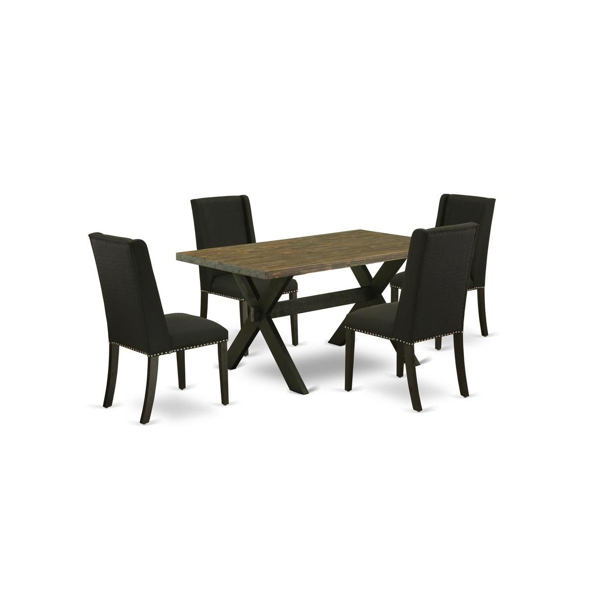 Click here for East West Furniture 5-Piece Dining Set Included 4... prices