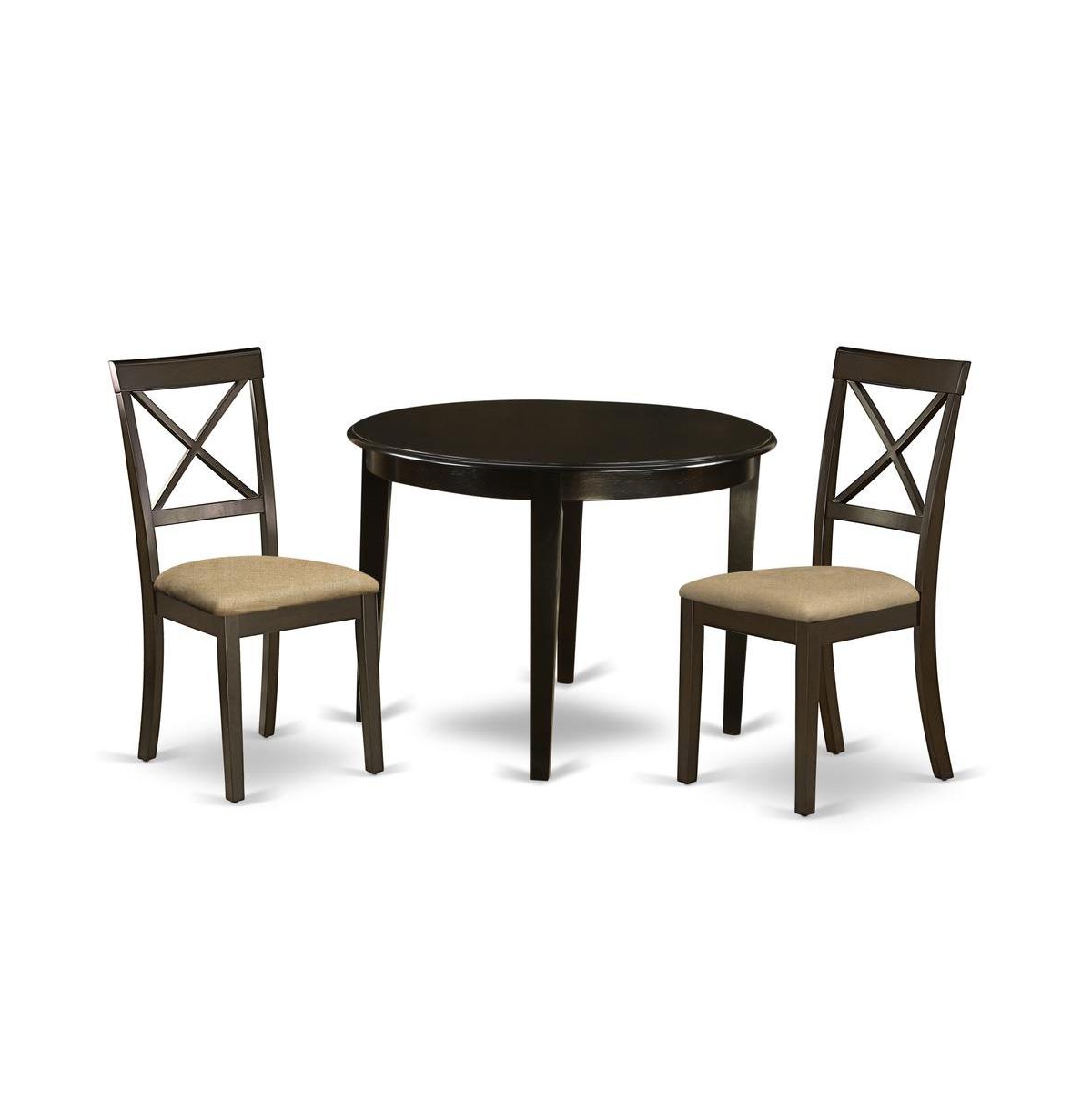 Click here for East West Furniture 3 Pc small Kitchen Table set-r... prices