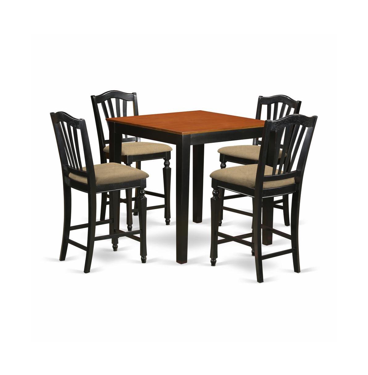 Click here for East West Furniture 5 Pc counter height set-pub Ta... prices