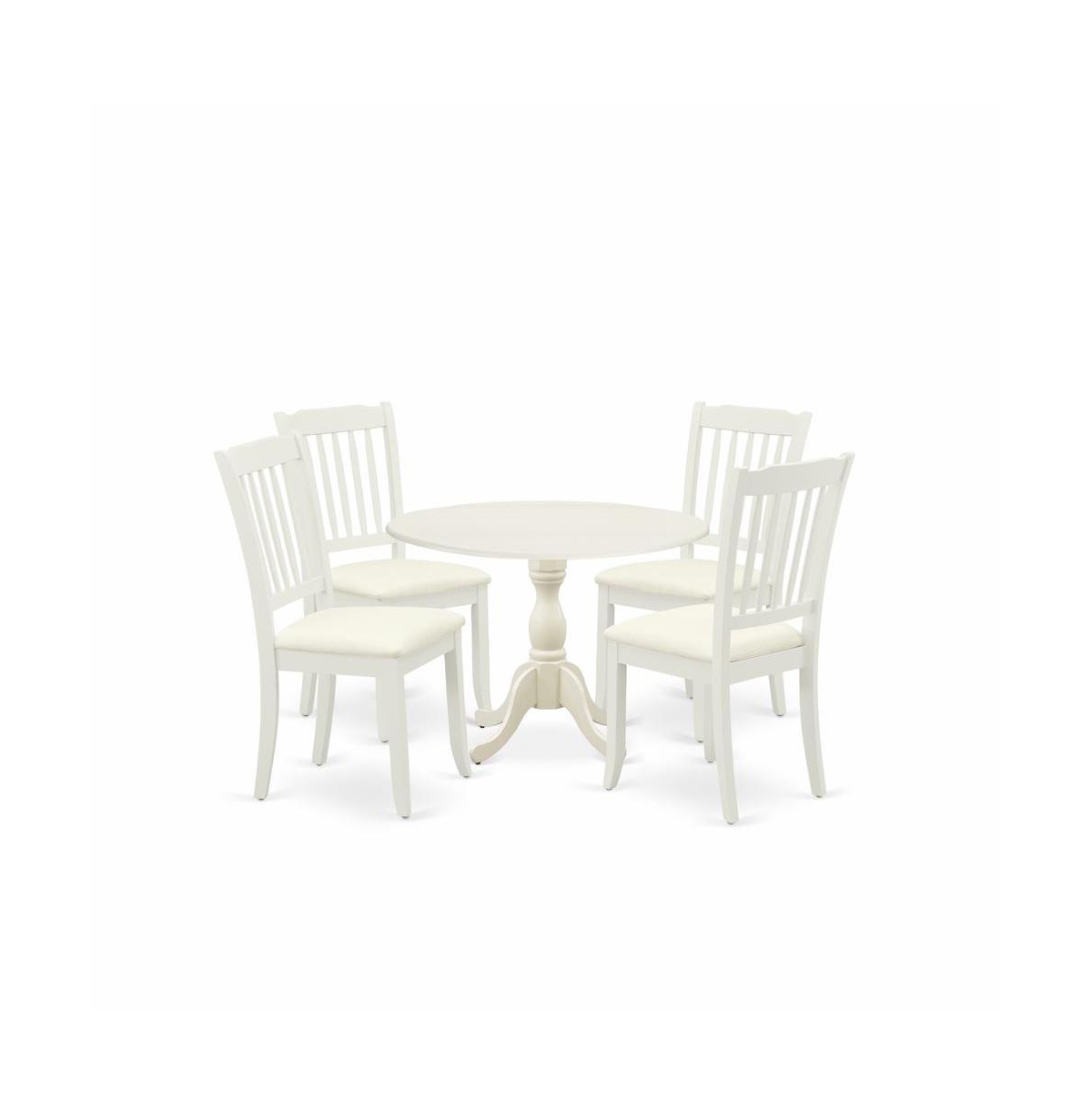 Click here for East West Furniture 5 Piece Dining Room Set Consis... prices