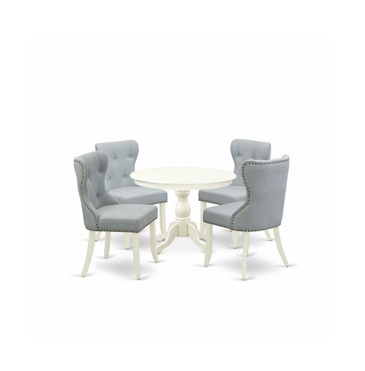 Click here for East West Furniture 5 Piece Dining Room Table Set... prices