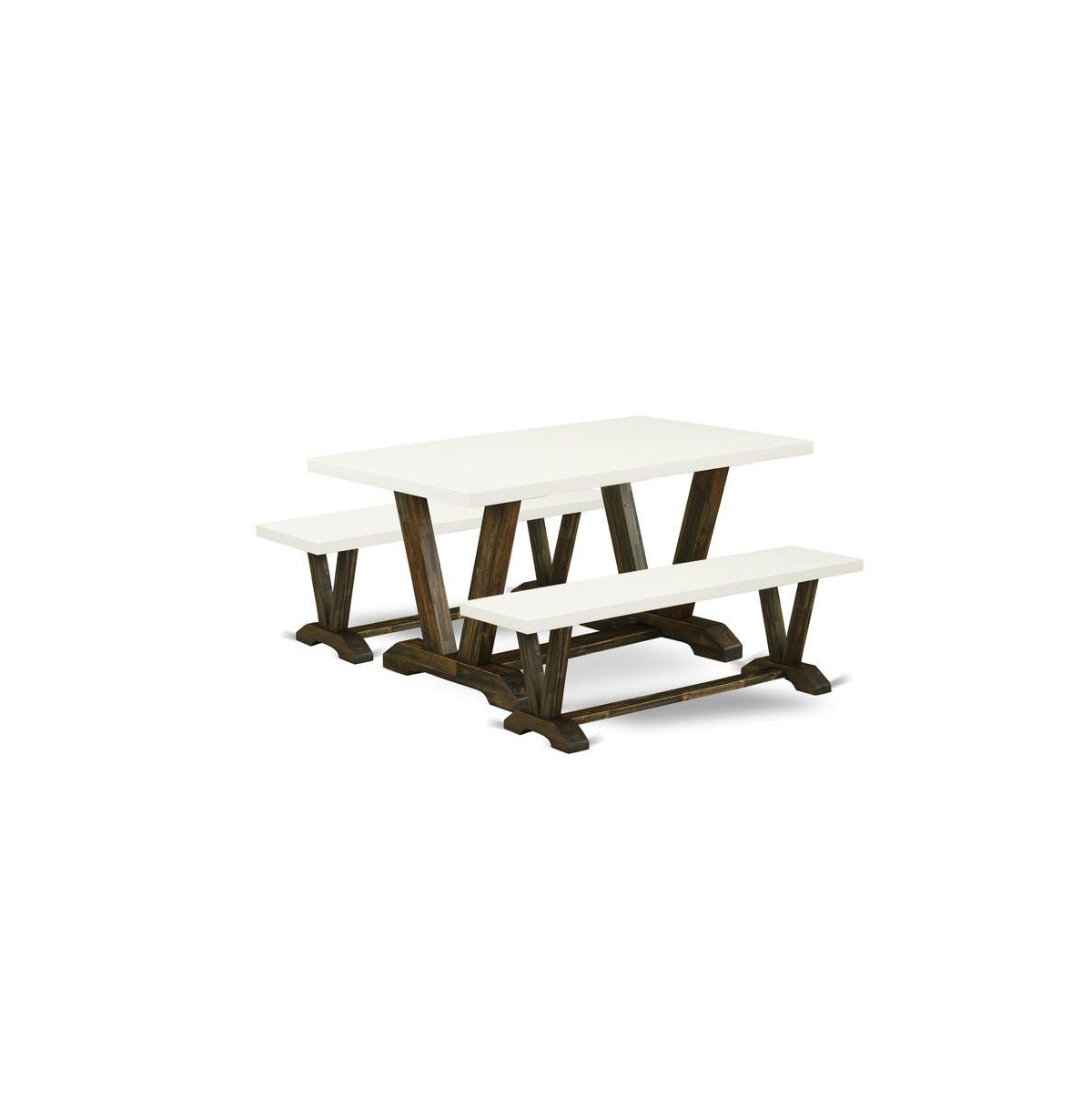 Click here for East West Furniture 3 Piece Dining Room Table Set... prices