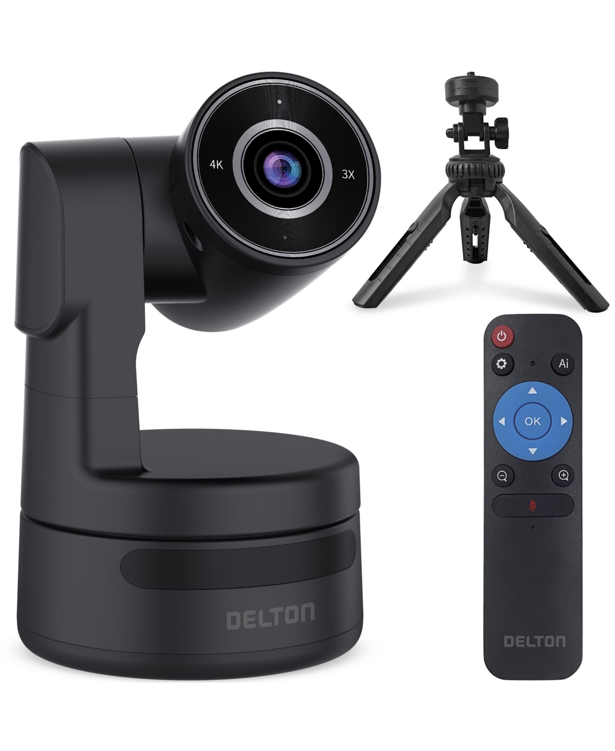 Click here for Delton C68 4K Ai Ptz Webcam - Black prices