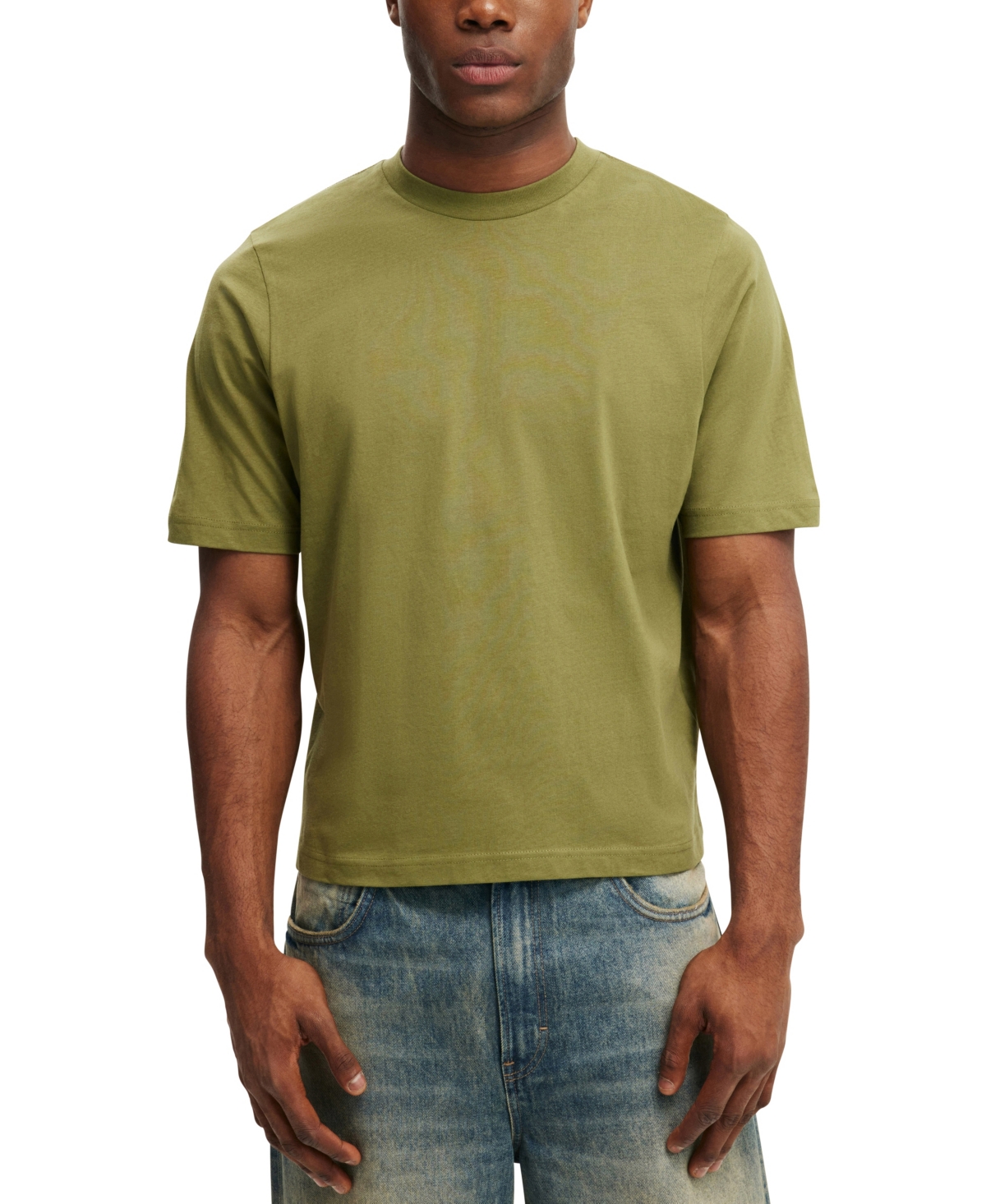 Click here for Cotton On Mens Cropped Fit Short Sleeve T-Shirt -... prices