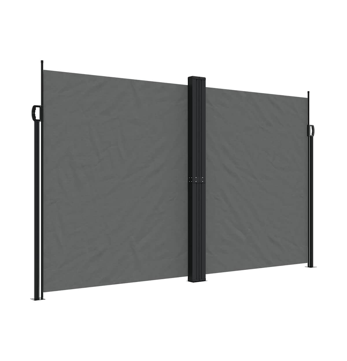 Click here for vidaXL Retractable Side Awning Anthracite - Anthra... prices
