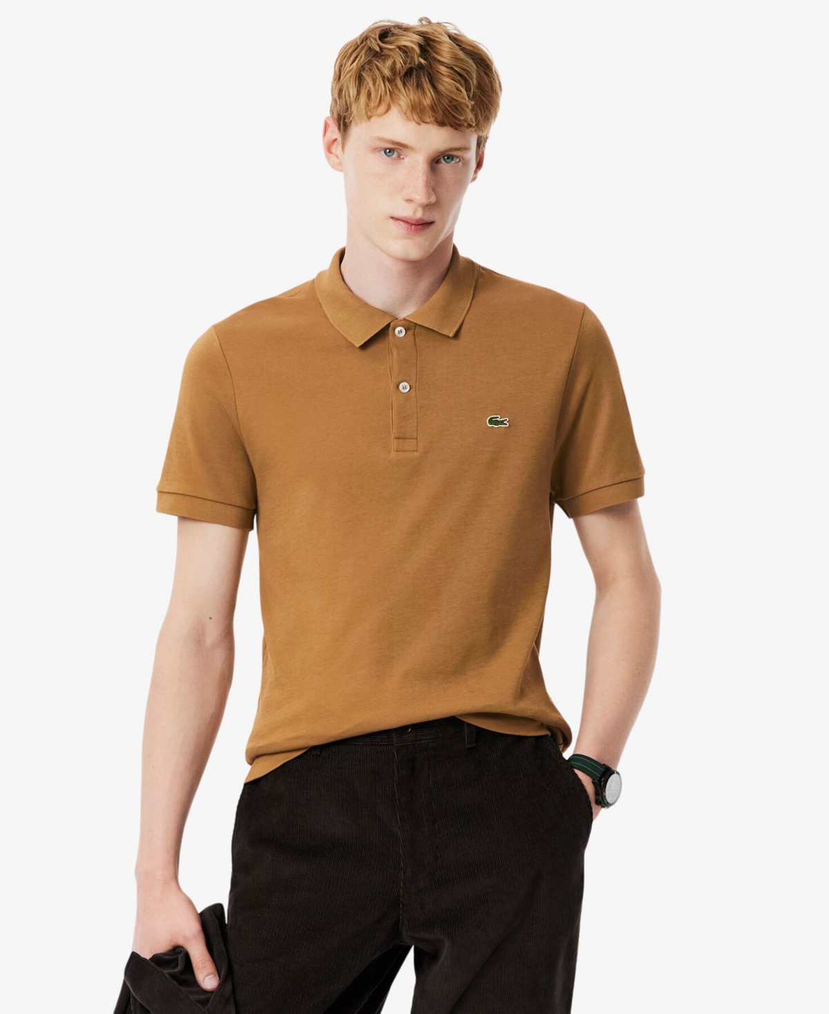 Click here for Lacoste Mens Regular Fit Soft Touch Short Sleeve P... prices