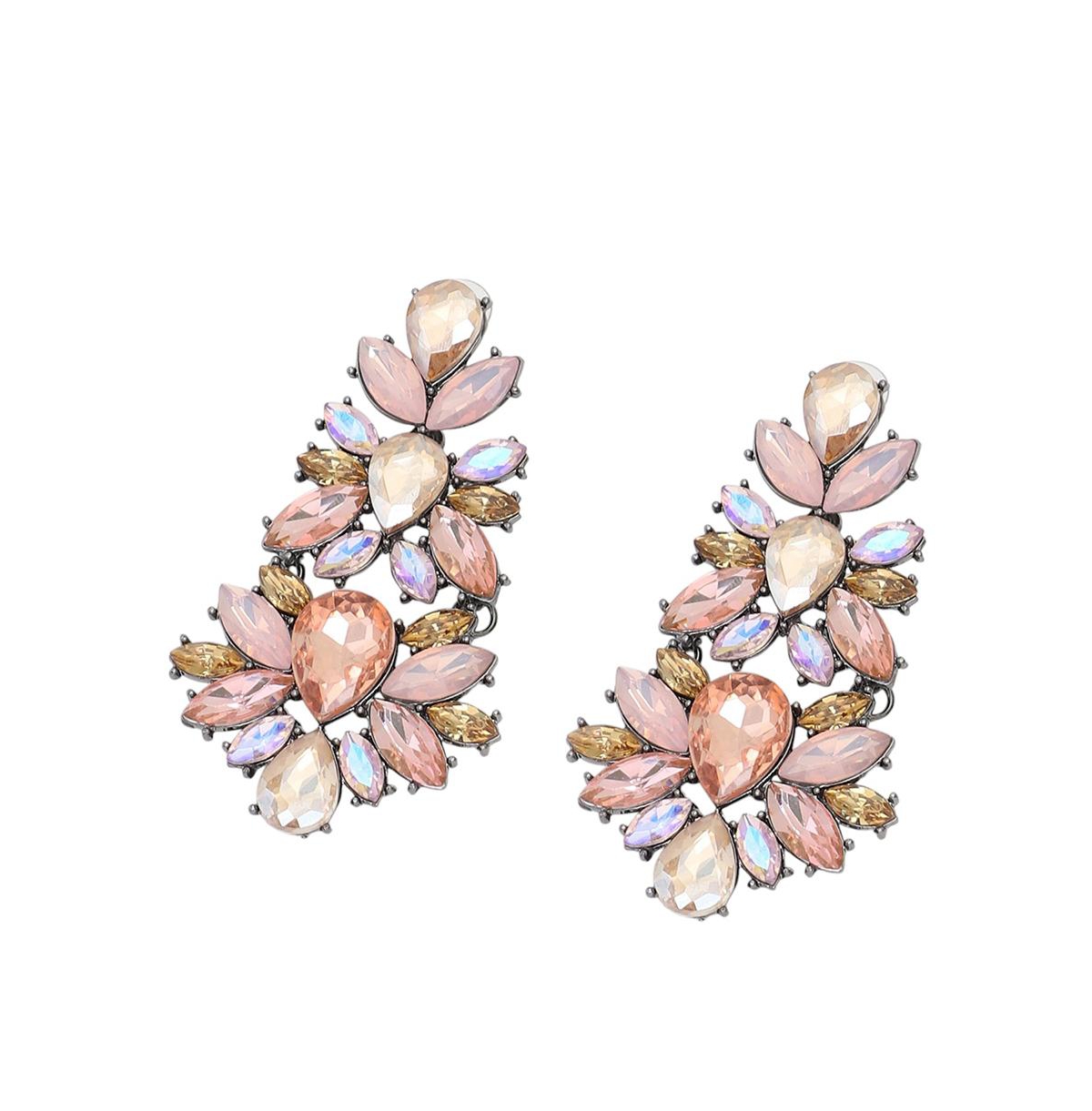 Click here for Sohi Stones Drop Earring - Pink prices