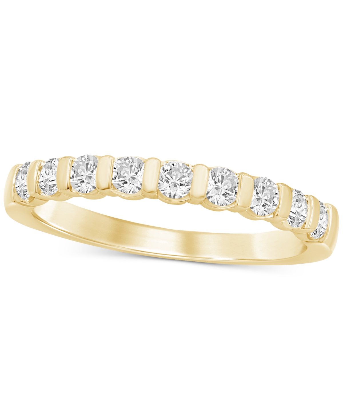 Click here for Macys Lab Grown Diamond Ring (1/2 ct. t.w.) in 14K... prices
