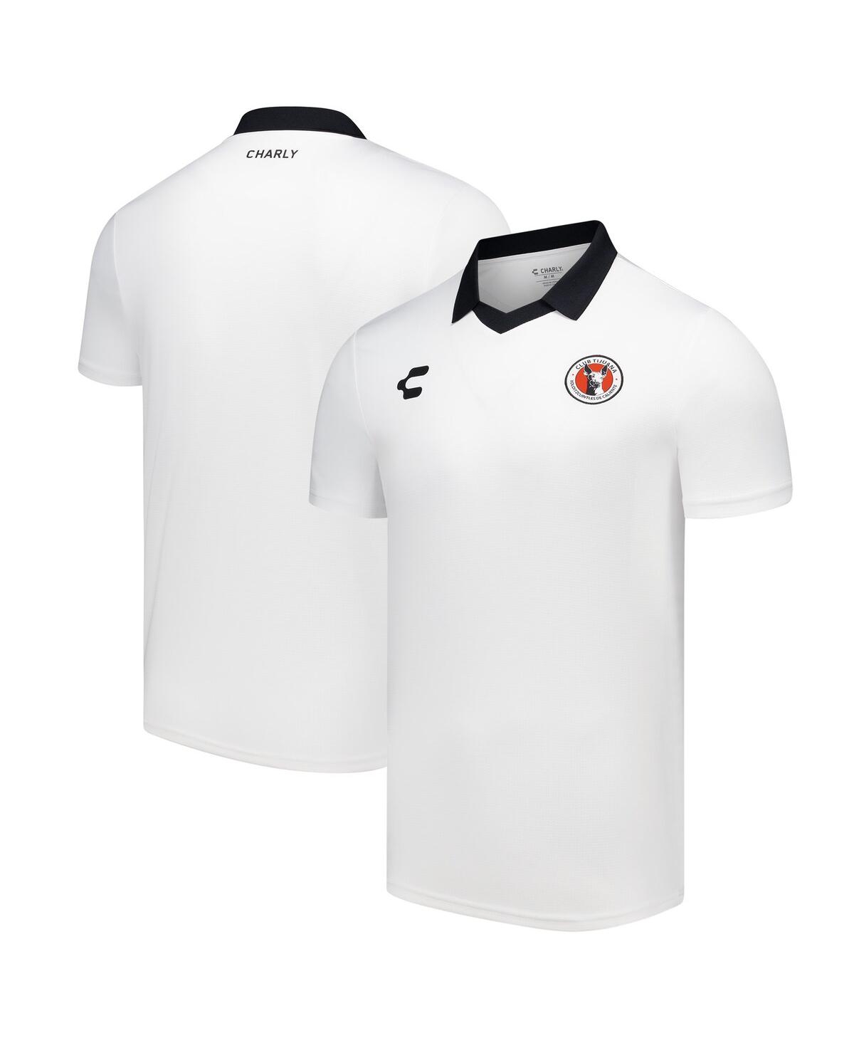 Click here for Charly Mens White Club Tijuana DryFactor Polo Shir... prices