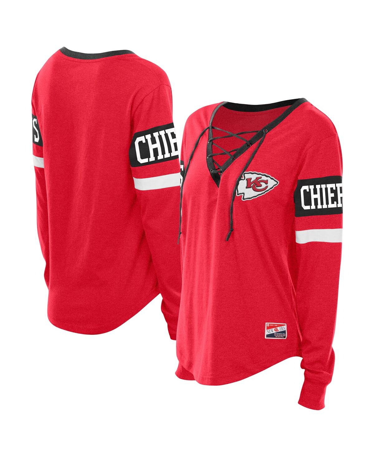 Click here for New Era Womens Red Kansas City Chiefs Throwback La... prices