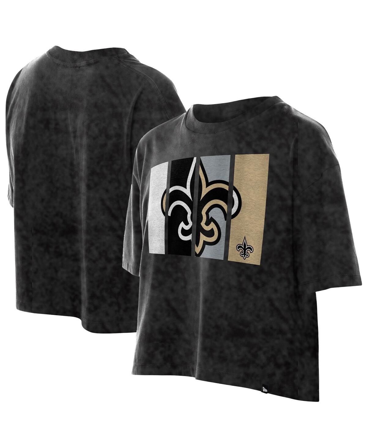 Click here for New Era Womens Black New Orleans Saints Boxy Cropp... prices