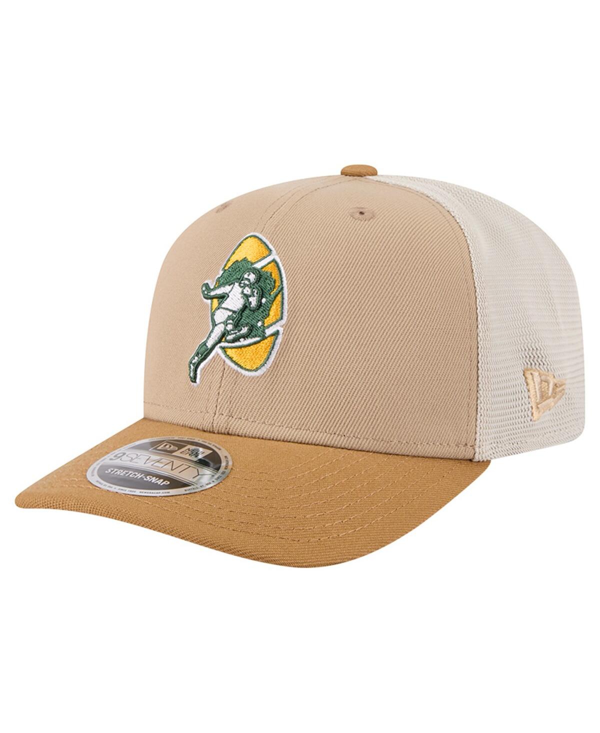 Click here for New Era Mens Light Beige Green Bay Packers Throwba... prices