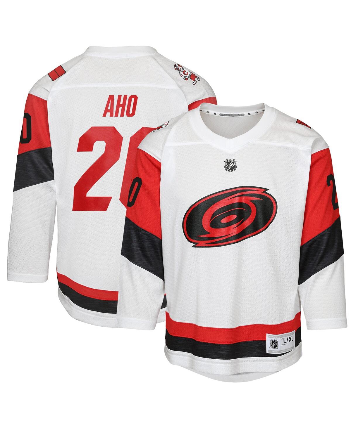 Click here for Outerstuff Big Boys and Girls Sebastian Aho White... prices