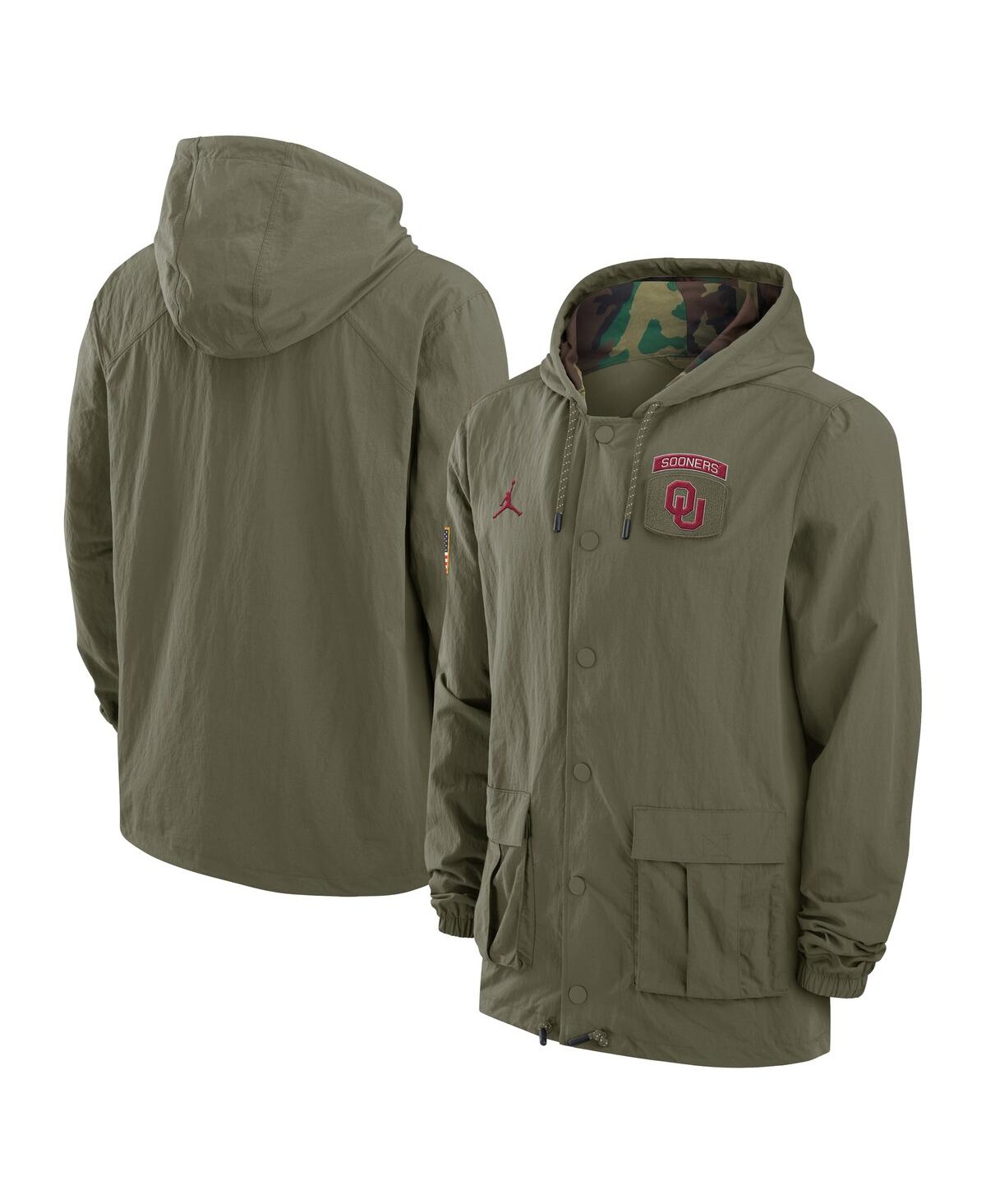 Click here for Jordan Mens Olive Oklahoma Sooners 2024 Military A... prices