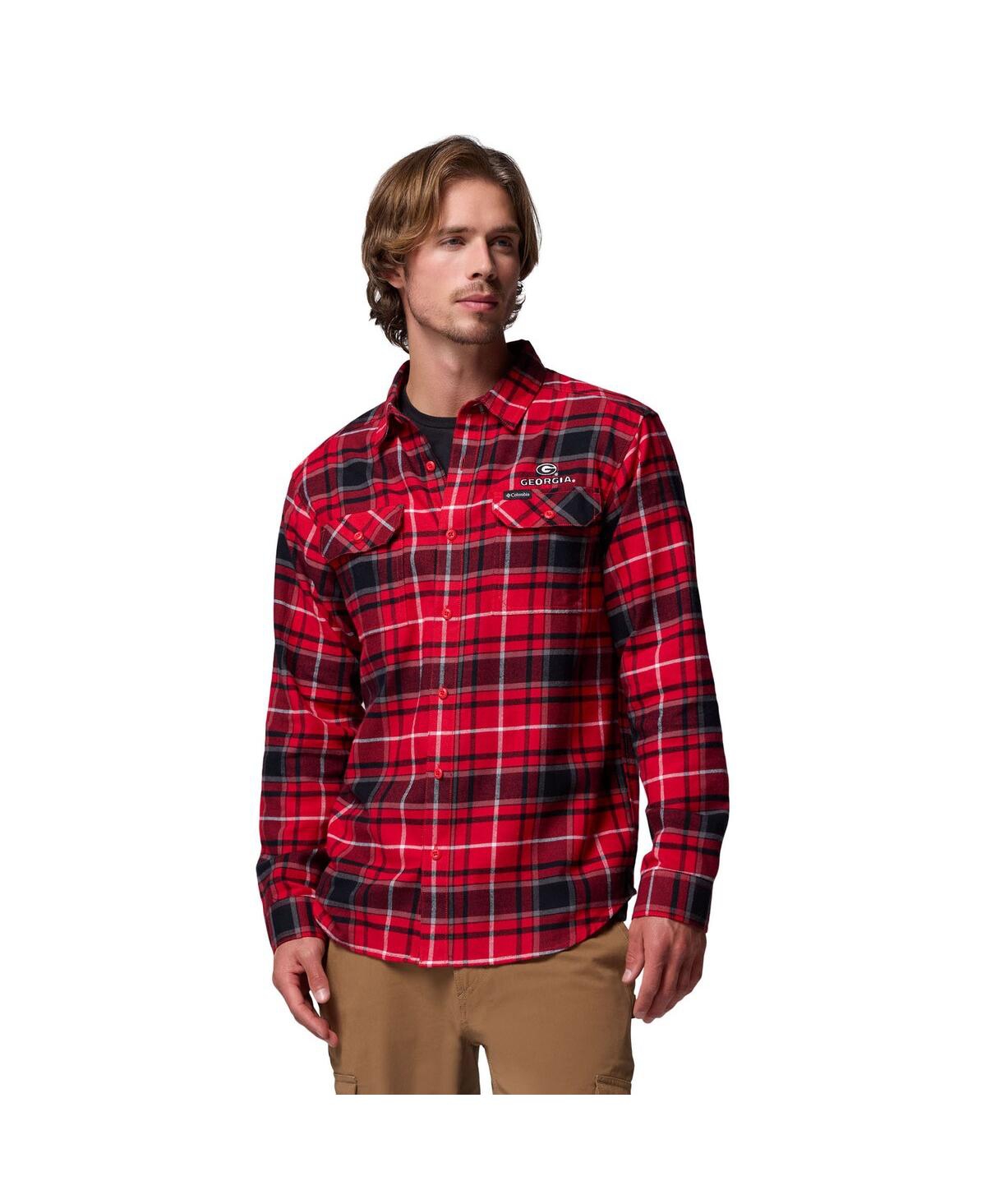 Click here for Columbia Mens Red Georgia Bulldogs Omni-Wick Flann... prices