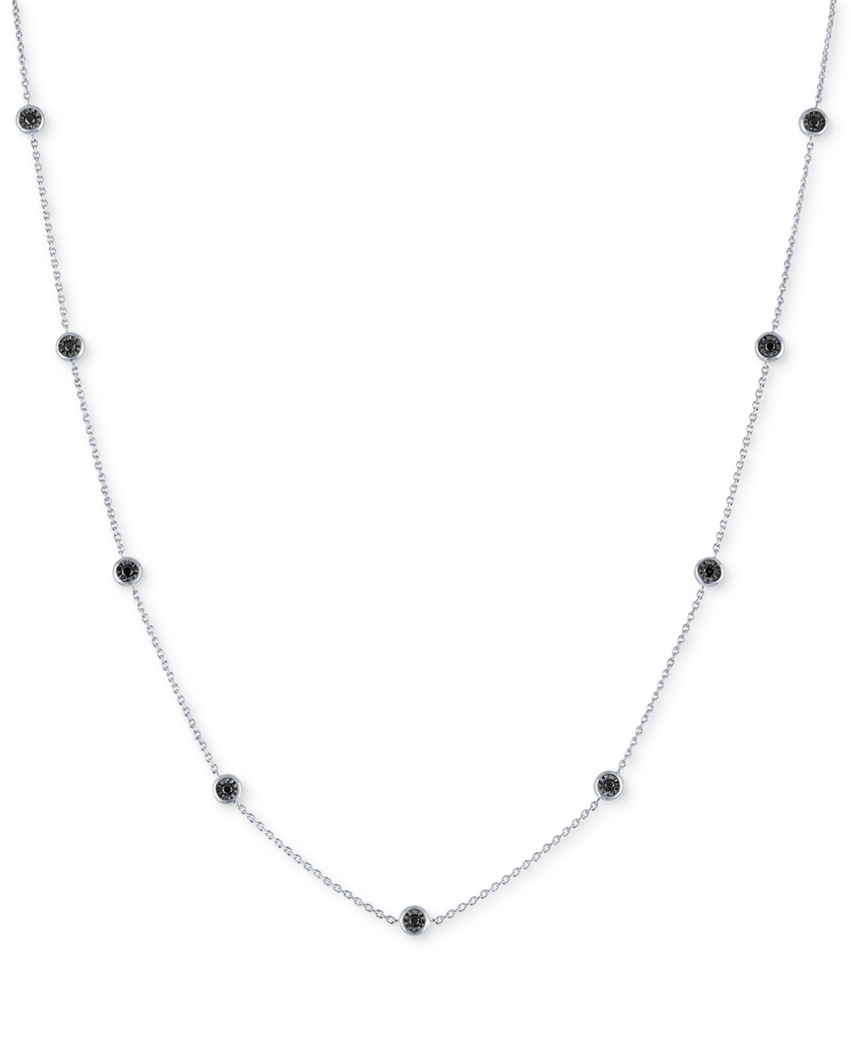 Click here for Macys Diamond Necklace (1/4 ct. t.w.) in Sterling... prices