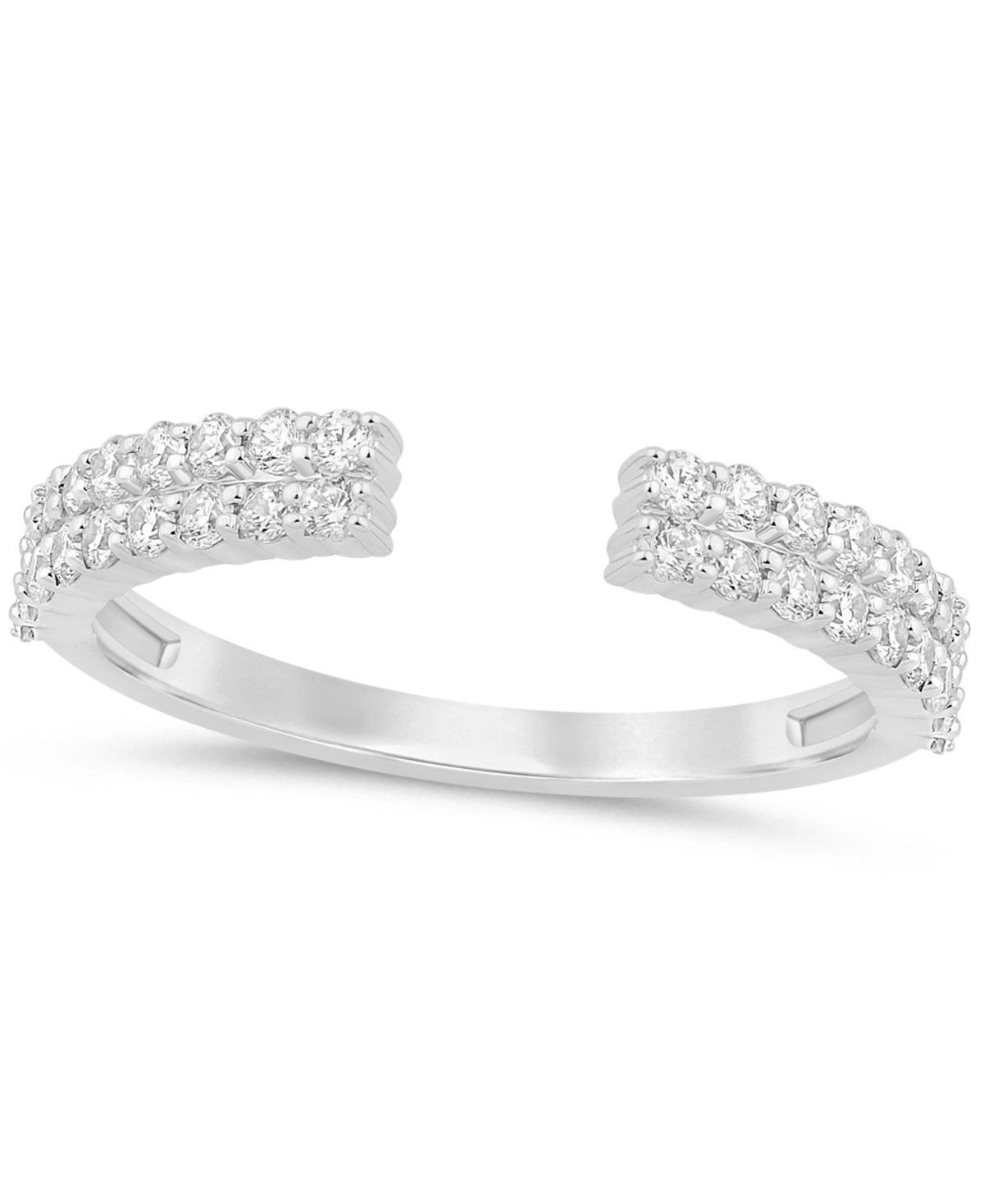 Click here for Macys Diamond Band Ring (1/2 ct. t.w.) in 14K Whit... prices