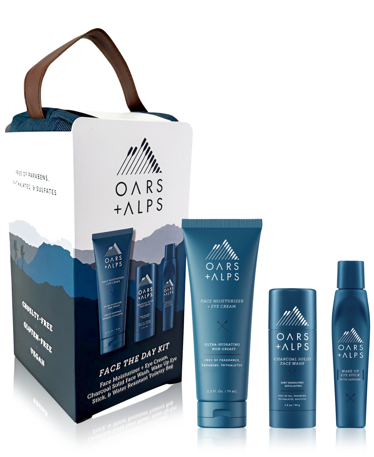 Click here for Oars + Alps 3-Pc. Face The Day Gift Set prices