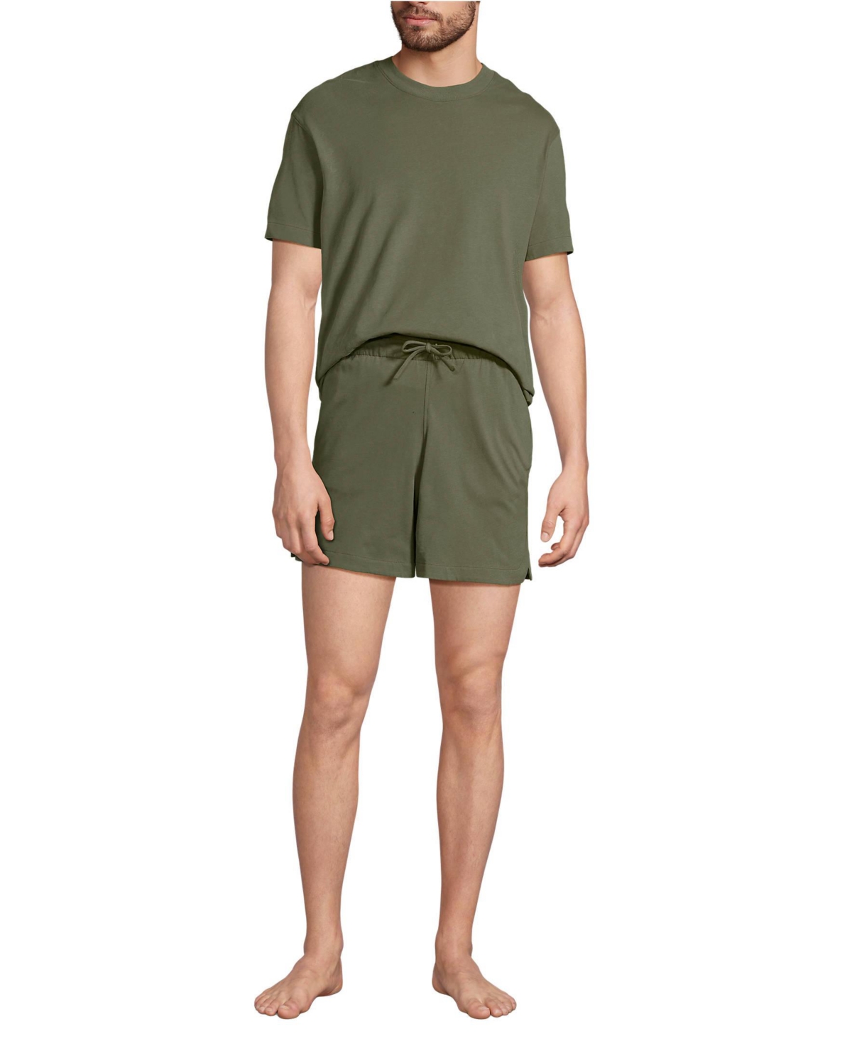 Click here for Lands End Mens Short Sleeve Knit Jersey Short Slee... prices