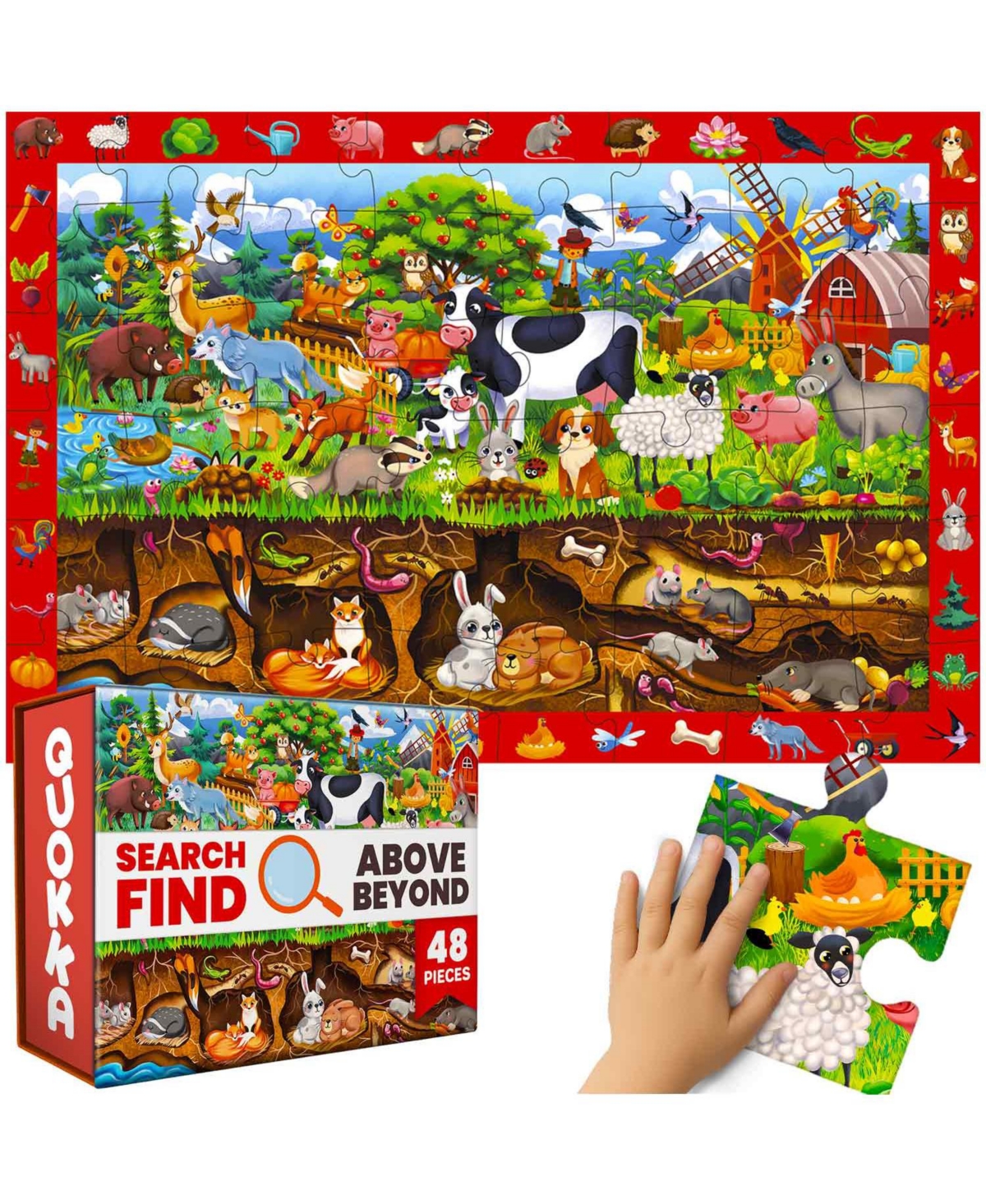 Click here for Quokka 2x3 Ft Giant Search and Find Above & Beyond... prices