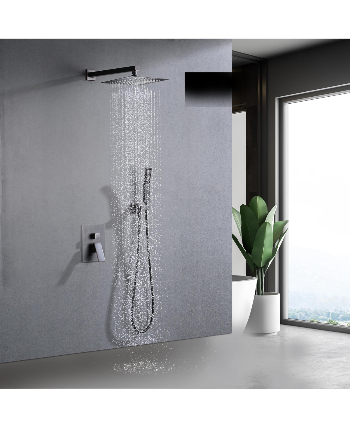 Click here for Rainsken Shower System Shower Faucet Combo Set Wal... prices