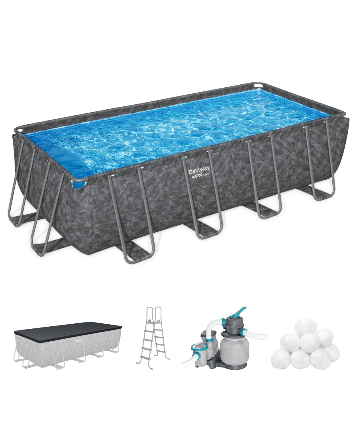 Click here for Bestway Apx 365 18 x 9 x 52" Rectangular Abov... prices