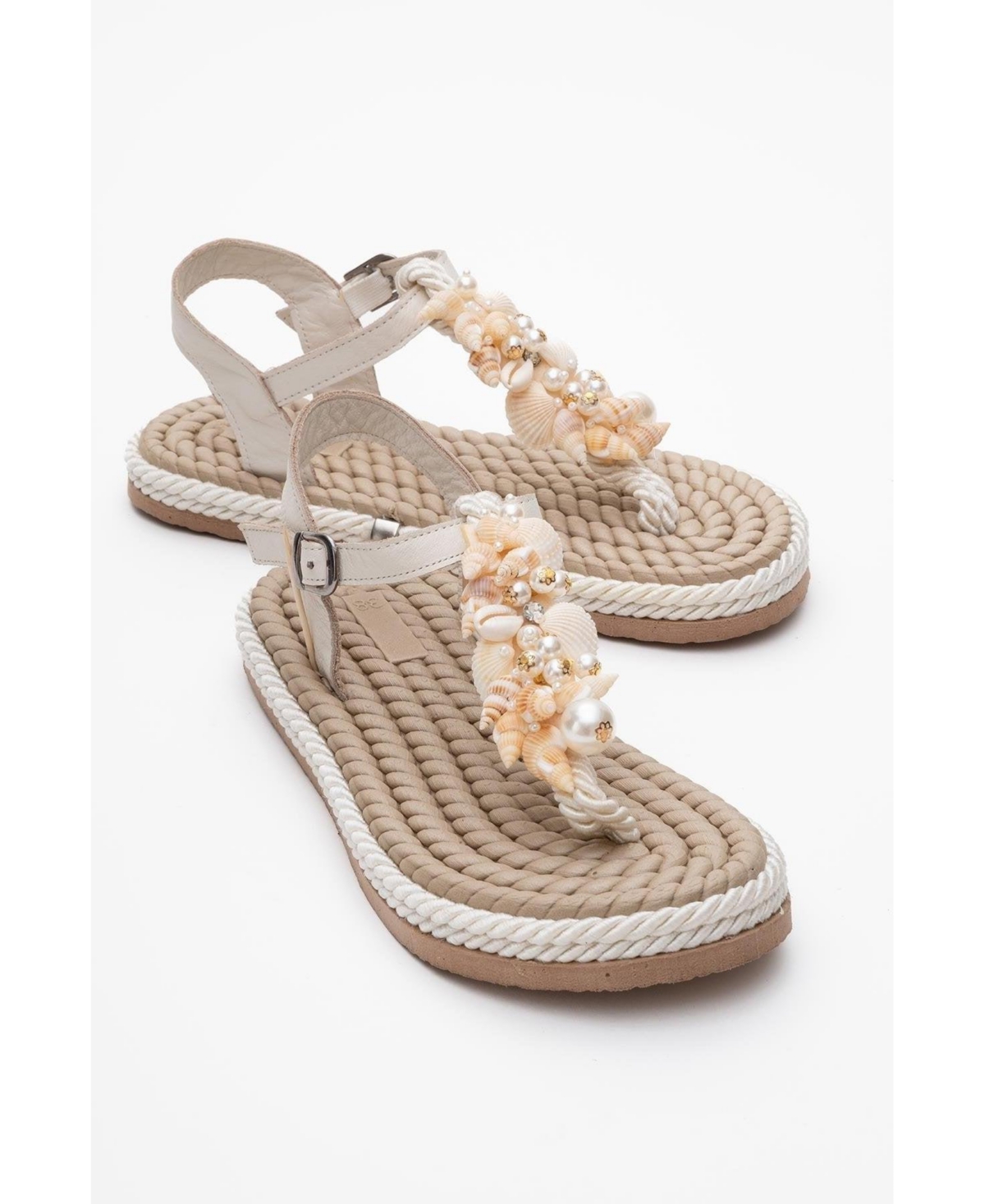 Click here for Forever & Always Shoes Lely Leather Thong Sandal (... prices