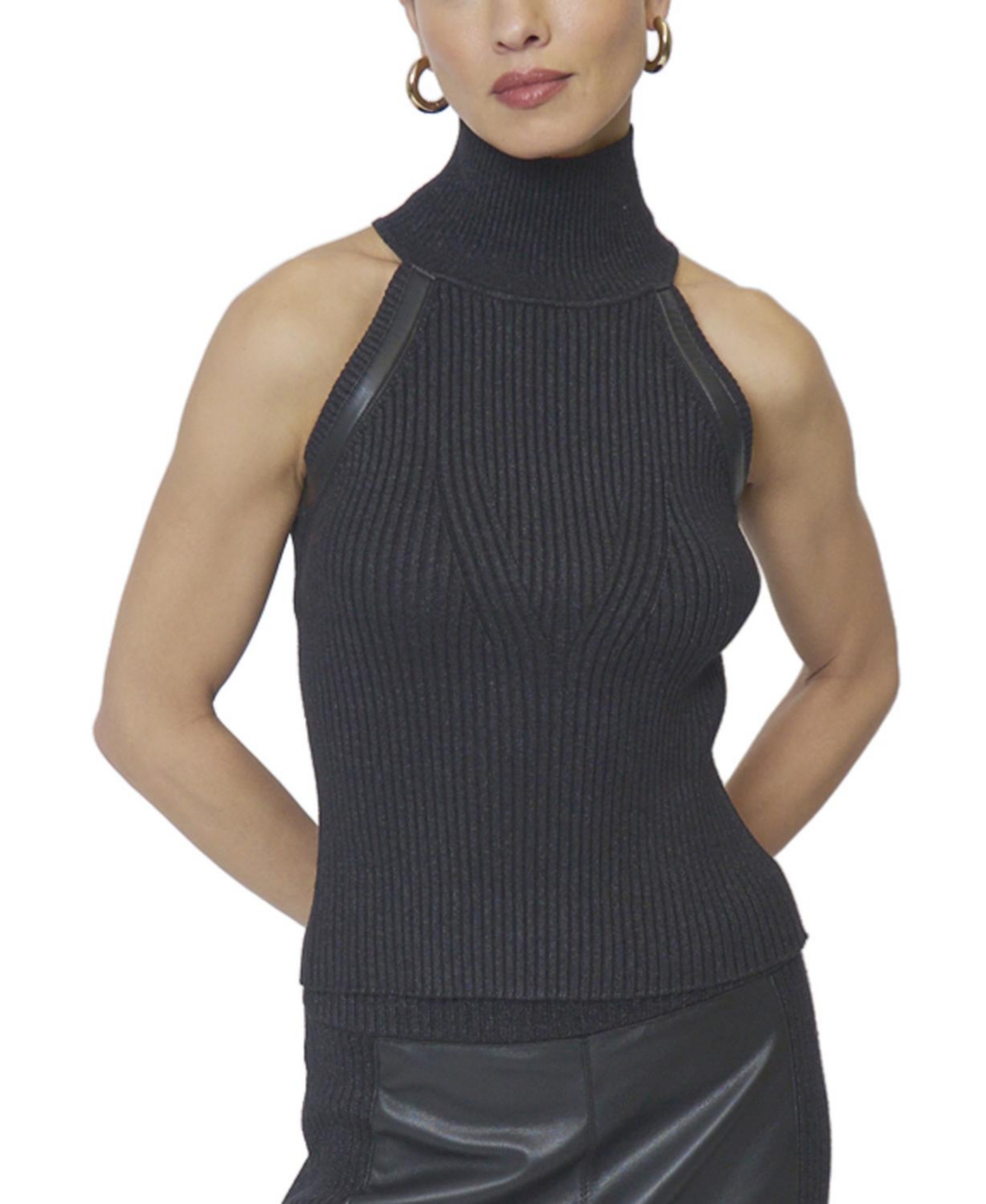 Click here for Central Park West Womens Milan Leather Accent Slee... prices