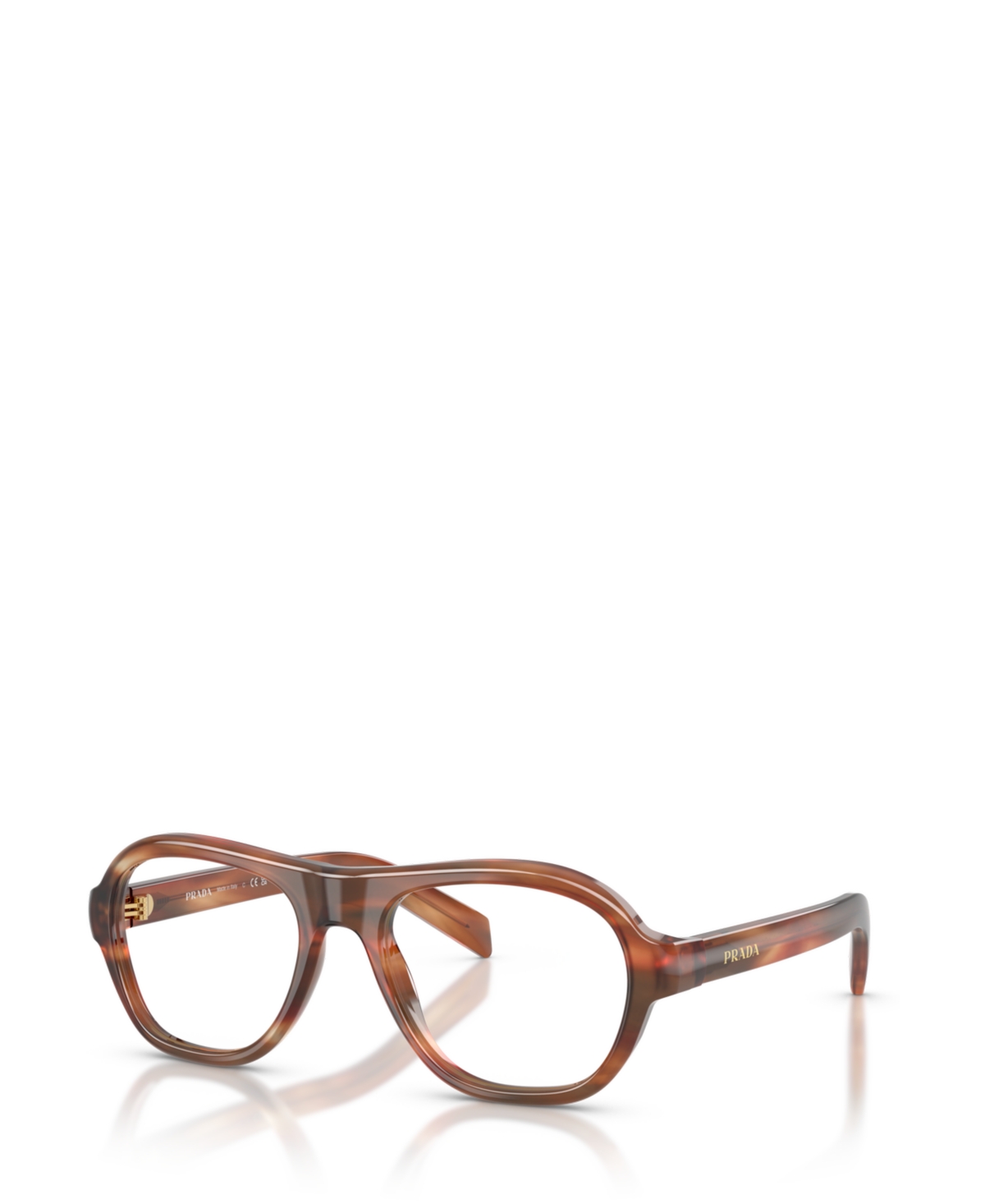 Click here for Prada Womens Square Eyeglasses  Pr C12V - Striped... prices