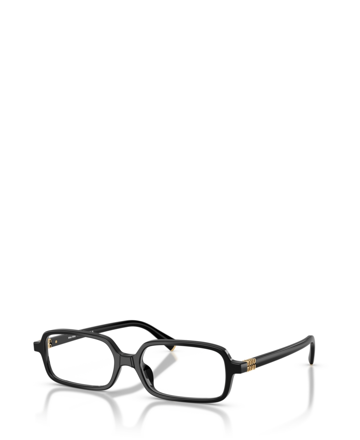 Click here for Miu Miu Womens Square Eyeglasses  Mu 01YV - Black prices